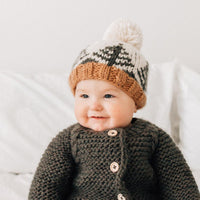 Forest Knit Beanie Hat Natural - Huggalugs