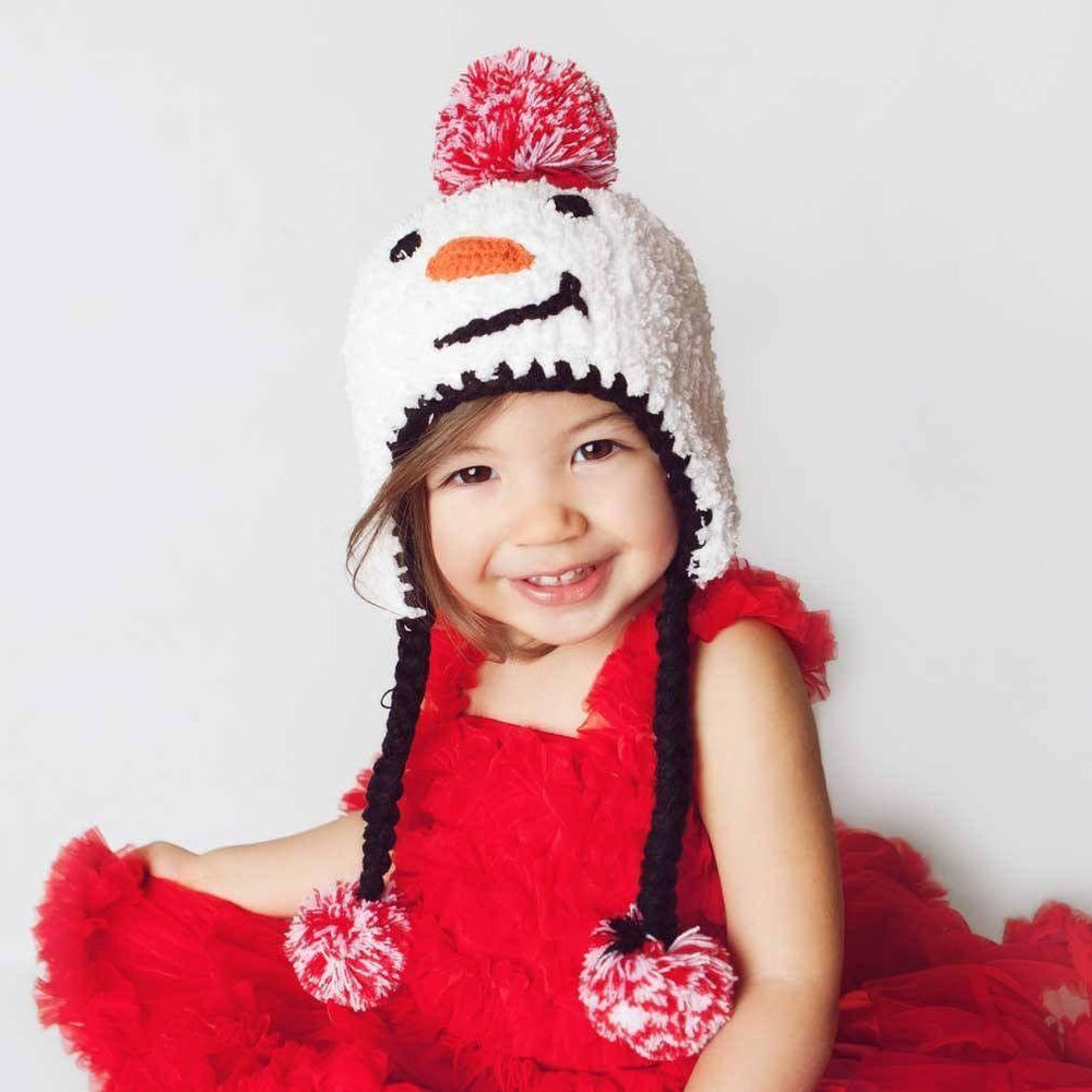 Snowman Beanie Hat for Babies, Toddlers & Kids - Huggalugs